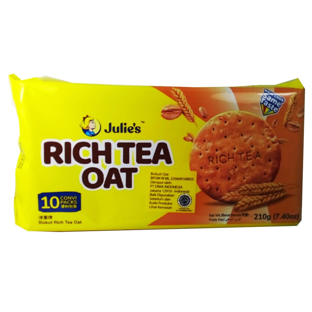 Jual JULIE'S RICH TEA OAT 210G | Shopee Indonesia