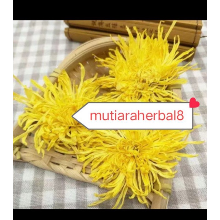 Jual Teh Bunga Krisan Emas 100gram/ Dried Golden chrysanthemum Flower ...
