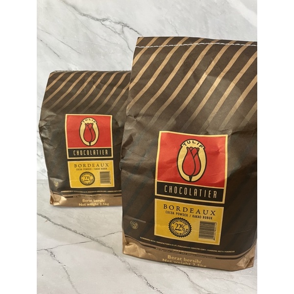 Jual COCOA POWDER TULIP BORDEAUX / COKLAT BUBUK (Re-Pack) | Shopee ...