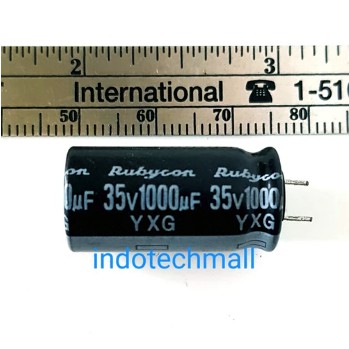 Jual Elko elco capasitor 1.000uf 35v 1.000 1000uf 35 v volt 1000 uf 35volt RUBYCON | Shopee ...