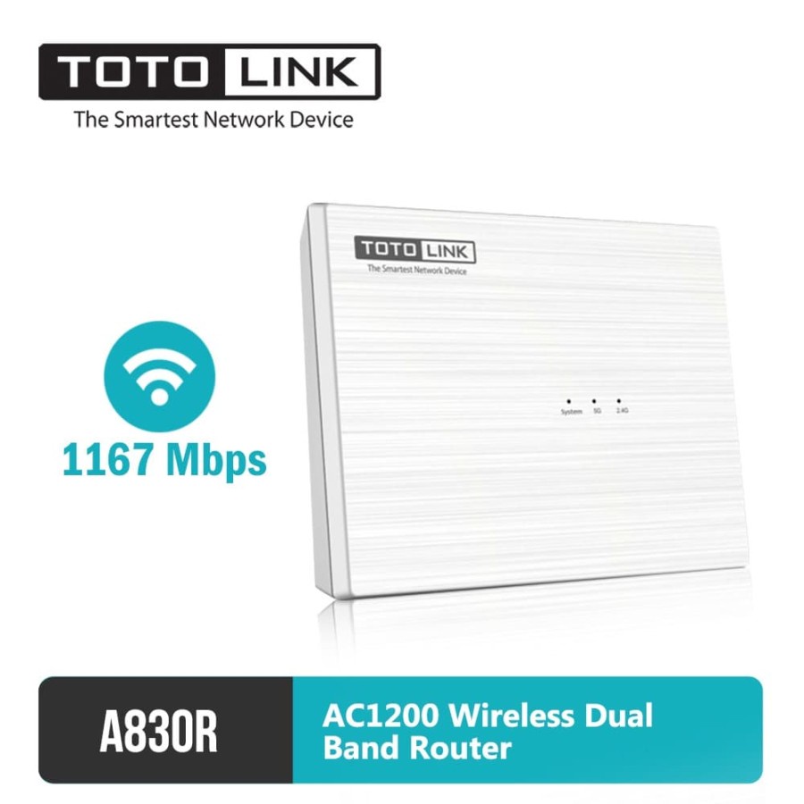 Jual TOTOLINK A830R - AC1200 Wireless Dual Band Router | Shopee Indonesia