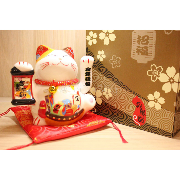 Jual Mars_venus - Kucing Hoki Sedang 16Cm Lucky Cat Maneki Neko Body ...