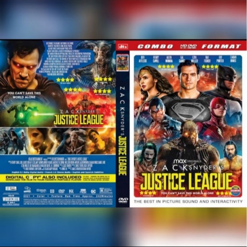 Jual ZACK SNYDER'S JUSTICE LEAGUE [ 2021 ] Ori HD | Shopee Indonesia