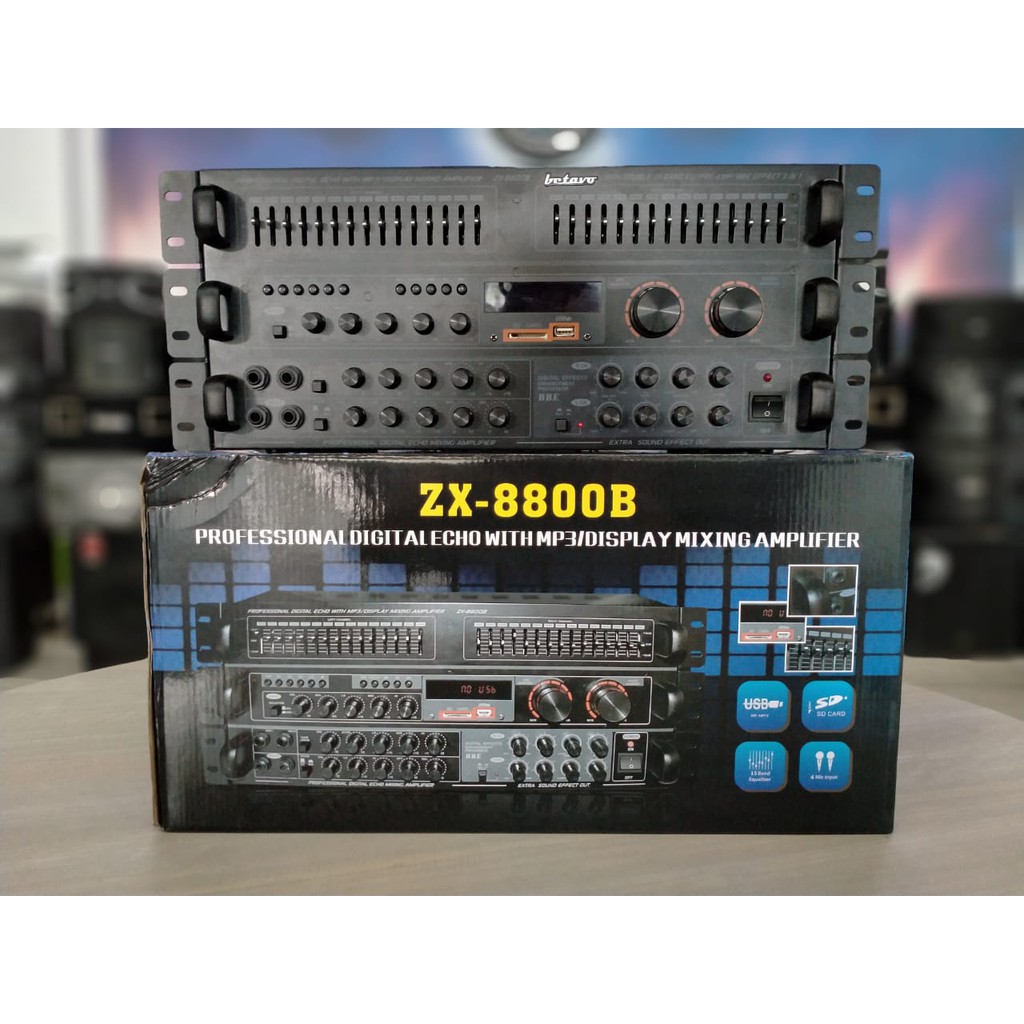 Jual Amplifier Betavo ZX-8800B Tanyakan Stok Terlebih Dahulu | Shopee ...