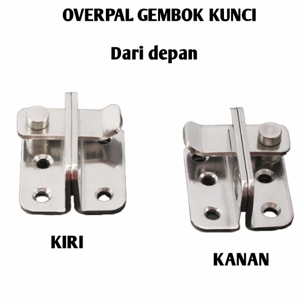 Jual Overpal gembok Kunci Slot Mini Pintu Geser-Grendel Sliding Door ...