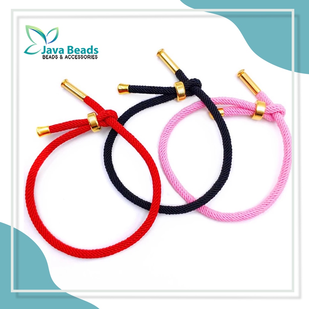 Jual Gelang Tali Serut Polos Dapat Disesuaikan | Shopee Indonesia