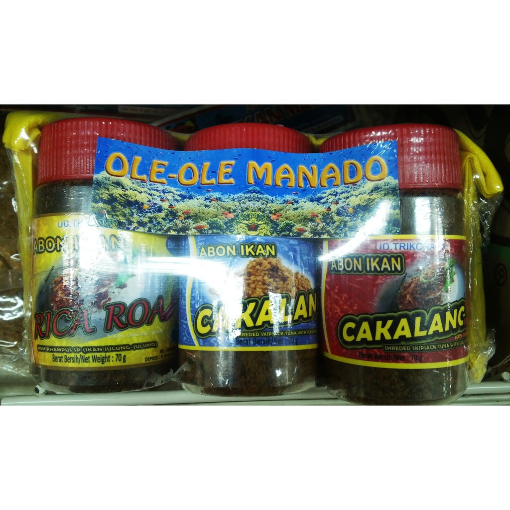 Jual Trikora Paket Abon Ikan Cakalang, Rica Roa 210 gr - Ole - Ole ...