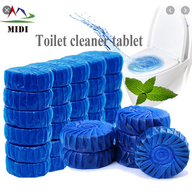 Jual TABLET PEMBERSIH KLOSET biru sabun obat disinfektan Closet Toilet ...