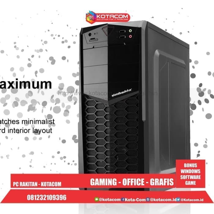 Jual Promo PC RAKITAN i3 (PAKET LENGKAP) COCOK BUAT KANTOR / KASIR / SEKOLAH Terbaik | Shopee ...