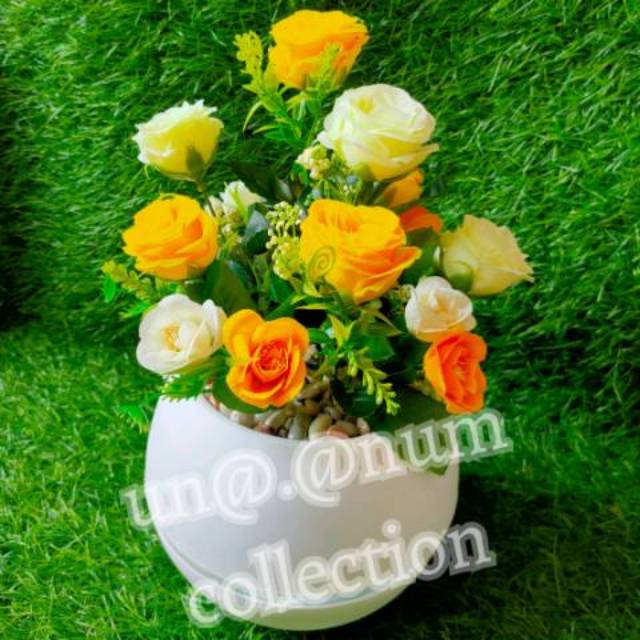 Jual Bunga pot telor pecah | Shopee Indonesia