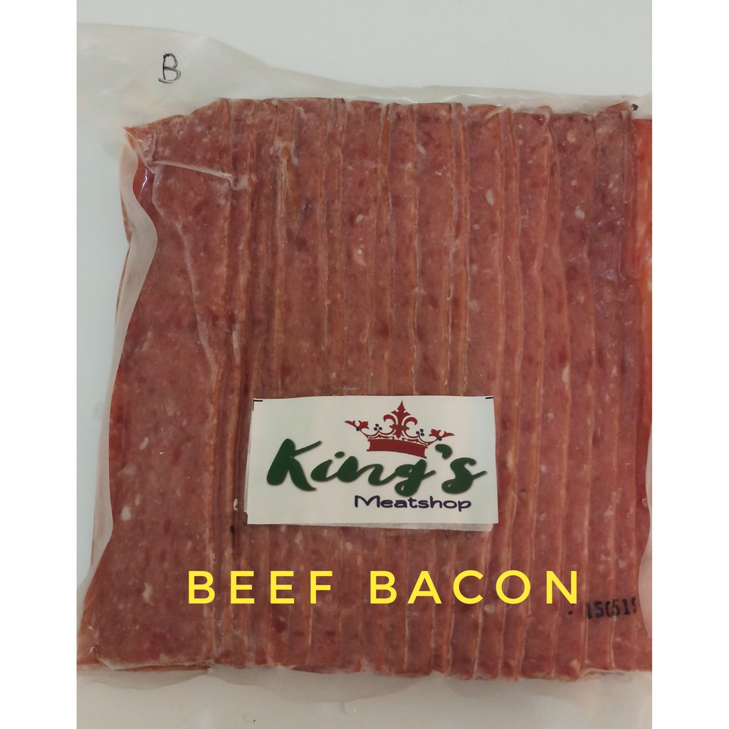Jual BEEF BACON / BACON SAPI 1KG | Shopee Indonesia