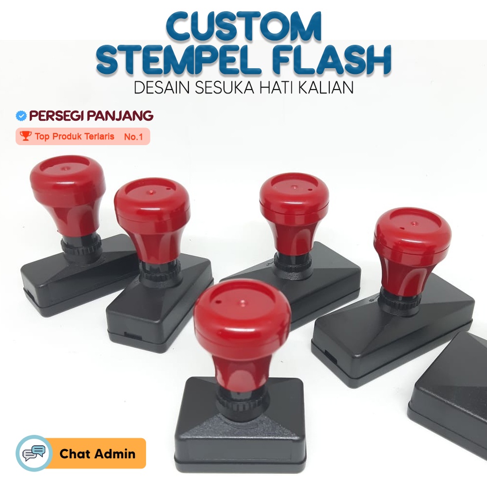 Jual [𝐁𝐈𝐒𝐀𝐂𝐎𝐃]Cetak Stempel Persegi Panjang / Stempel Custom / Stempel ...