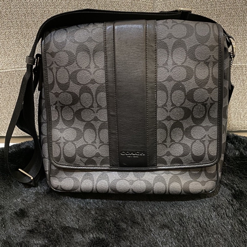 Jual COACH HERITAGE SIGNATURE MAP CROSSBODY SLING MESSENGER BAG | Tas ...