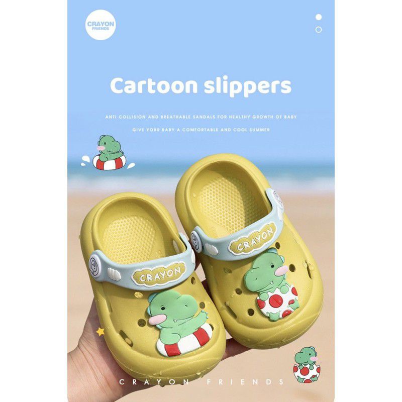 Jual Sandal Sepatu Sendal Karet Crock Anak Laki Laki Korean Slipper ...
