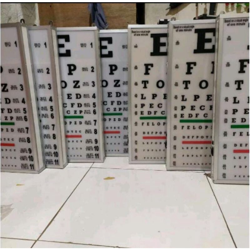 Jual SNELLEN CHART alat tes mata | Shopee Indonesia