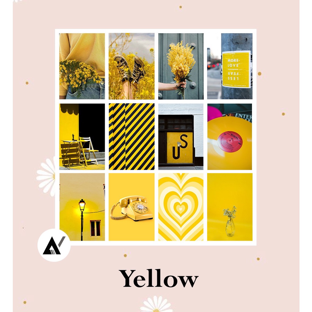 Jual POSTER A5 YELLOW (isi 12 poster) | Shopee Indonesia