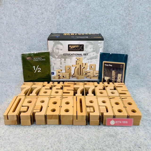 Jual Sumblox Educational Set Wooden Mathematics Toy Number Math 100 ...
