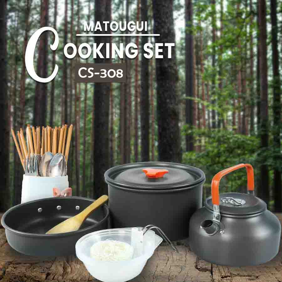 Jual Cooking Set orange matougui CS308 or DS308/SY308 Nesting Anti ...