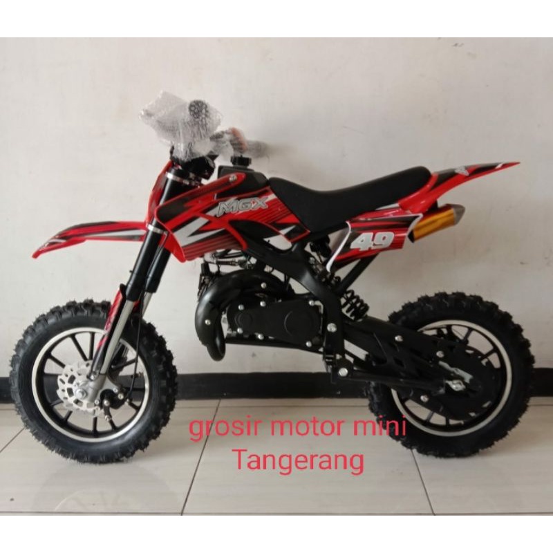 Jual MOTOR MEDIUM TRAIL MGX 50CC MESIN 2 TAK DOUBLE STATER~MOTOR MINI ...