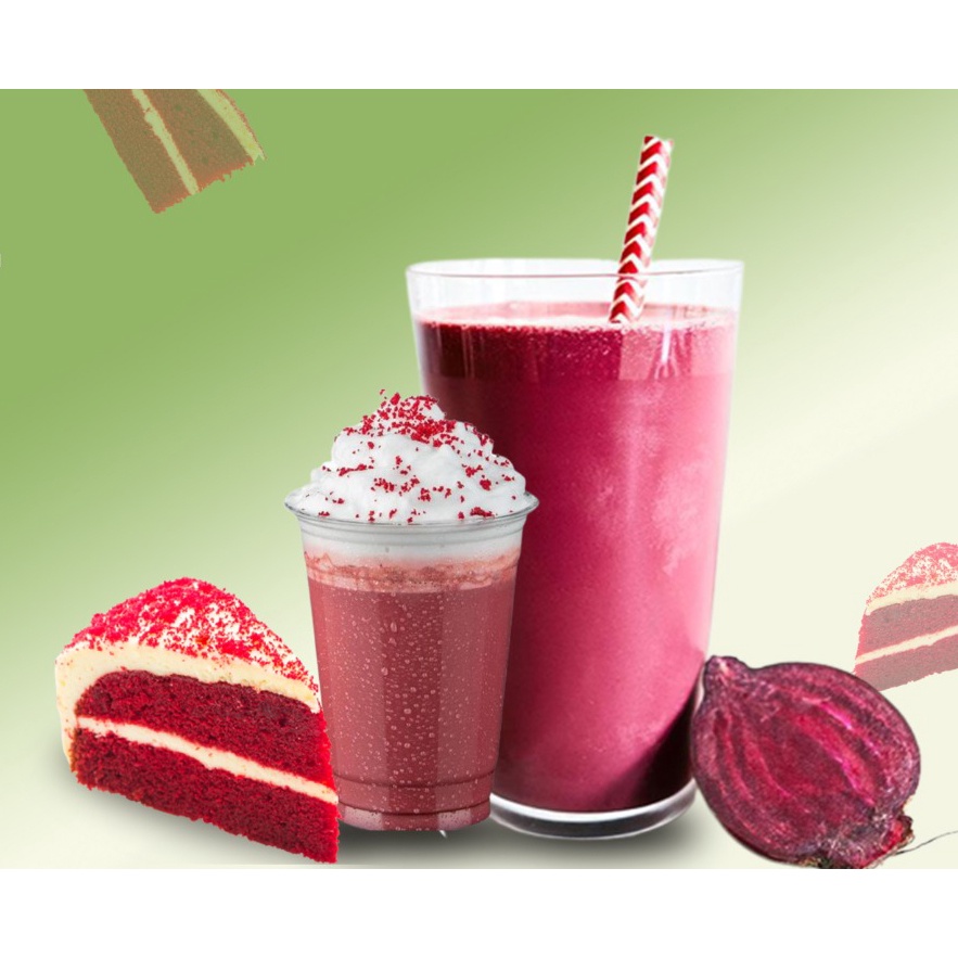 Jual bubuk minuman rasa red Velvet mix gula # powder red Velvet mix ...