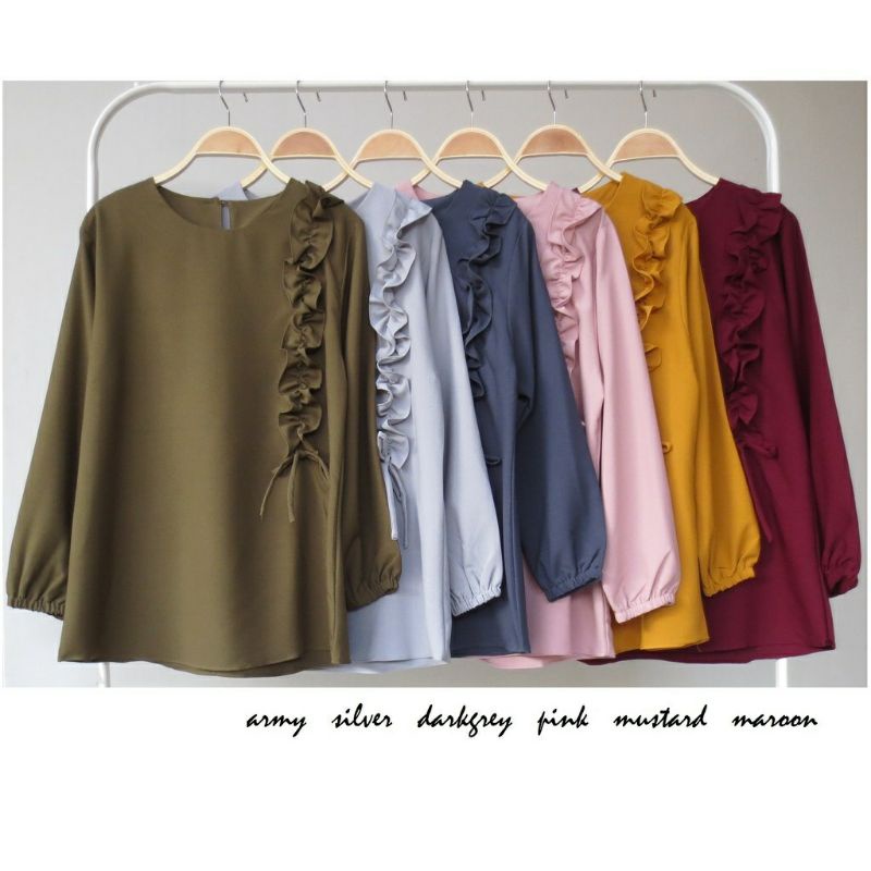 Jual ATASAN DAYANA BLOUSE | ATASAN WANITA TERBARU | ATASAN KEKINIAN ...