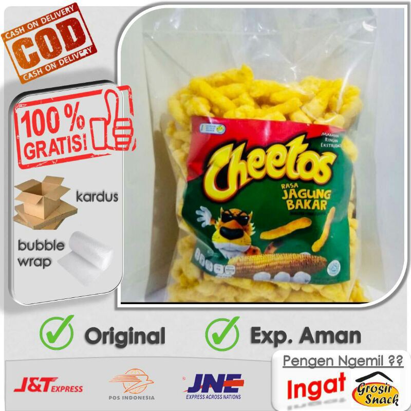 Jual Indofood Chiki Twist Jagung Bakar 250gr Snack Kiloan | Shopee ...