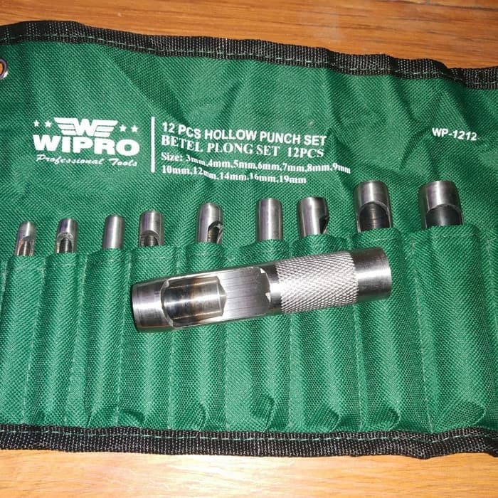 Jual SALE 12.12 Alat Pembolong Plat Plong Set 12 PCS - WIPRO Hollow ...
