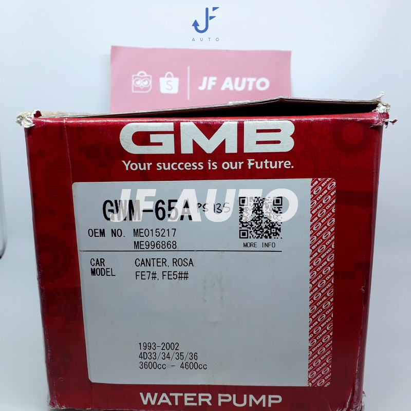 Jual WATER PUMP POMPA AIR GMB GWM-65A PS135 CANTER 100% ORIGINAL ...