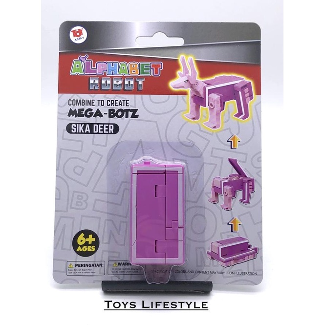 Jual Mainan Edukasi Toy Addict Alphabet Huruf Robot Mega Botz (A-T ...