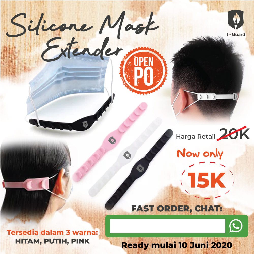 Jual SILICONE MASK EXTENDER | Shopee Indonesia