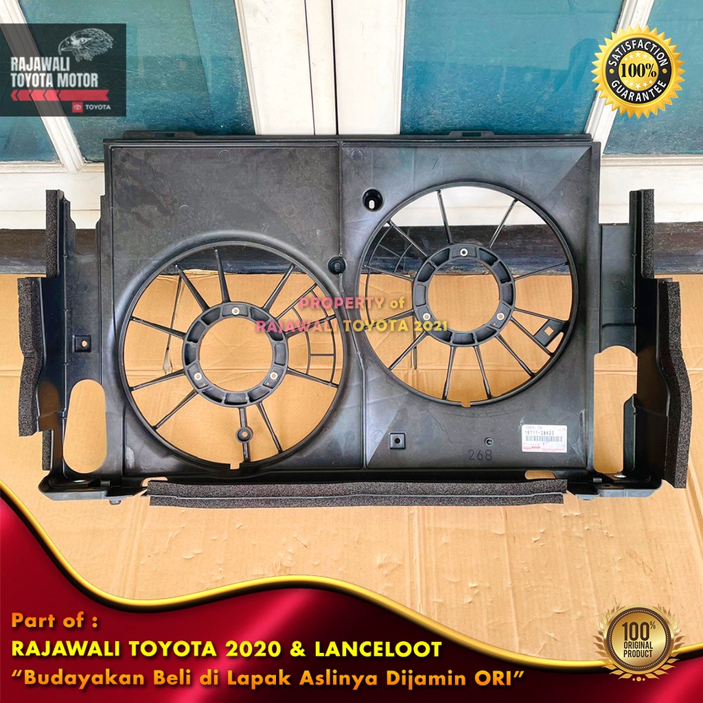 Jual Cover Shroud Kipas Alphard Vellfire 2008-UP ANH20 & AGH30 Double ...