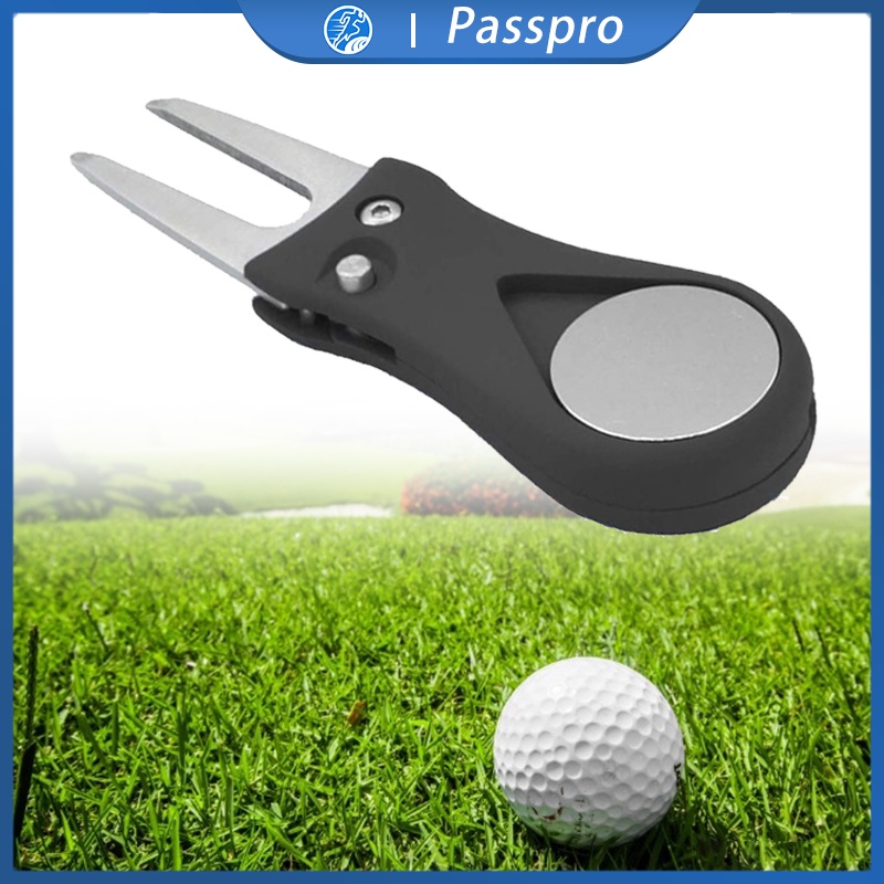 Jual Stainless Steel Golf lapangan Divot Repair Fork Tool - Fork Ball ...