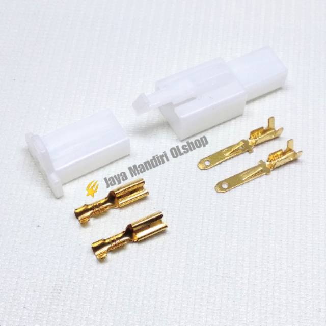 Jual SOCKET / CONNECTOR SKUN SET 2 PIN KECIL | Shopee Indonesia