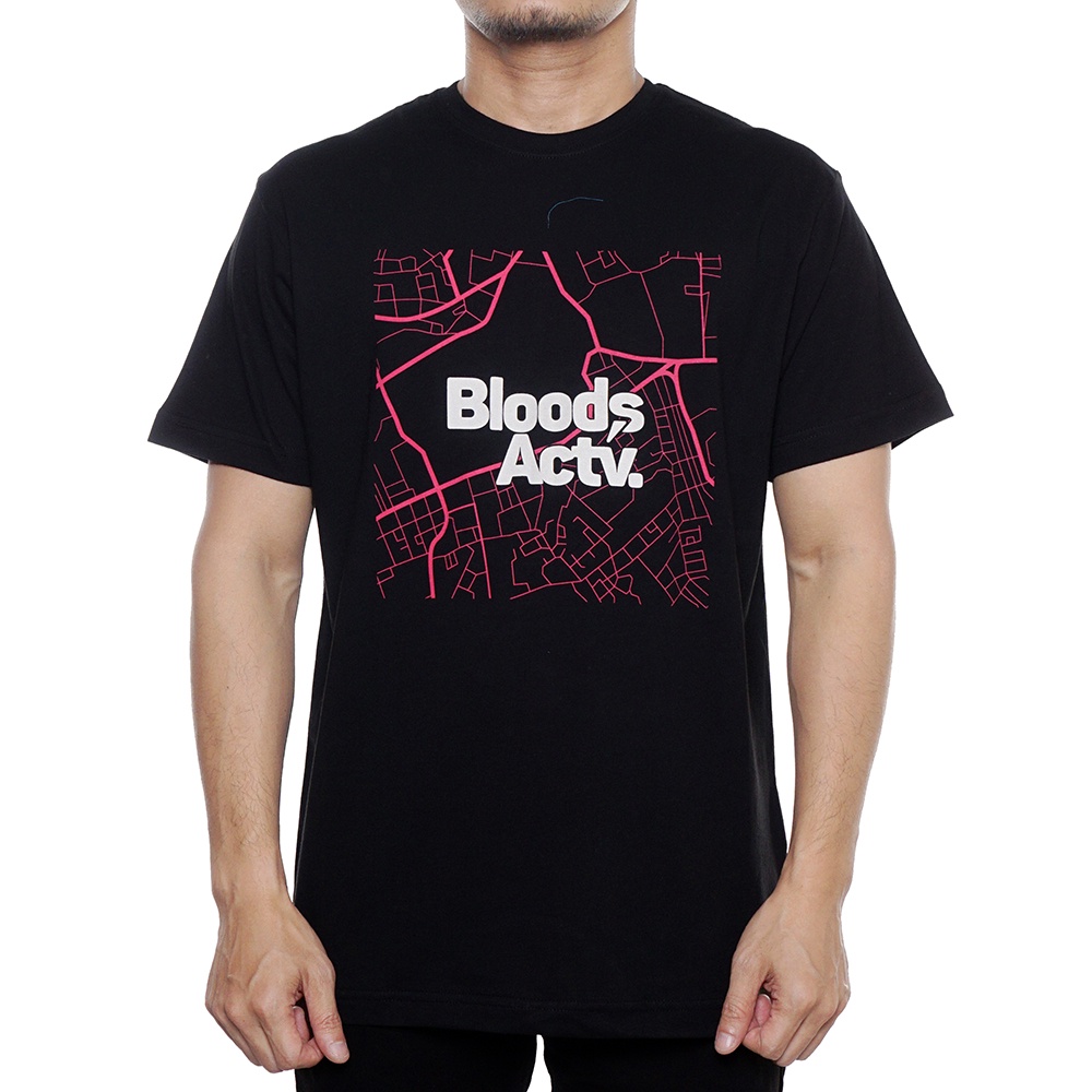 Jual Bloods Tshirt Kaos Activo Black | Shopee Indonesia