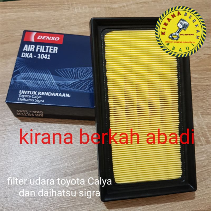 Jual FILTER UDARA TOYOTA CALYA DAN DAIHATSU SIGRA DENSO DXA 1041 ...