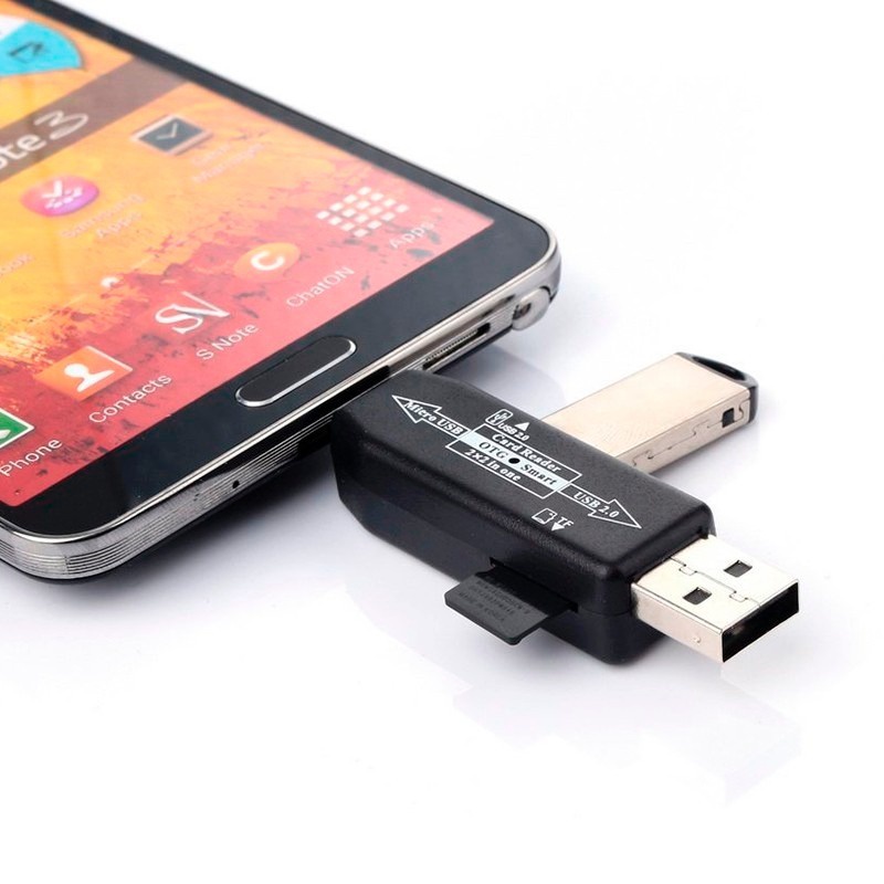 Jual Card Reader OTG micro Micro SD Kualitas SUPER Otg Micro dan Card ...