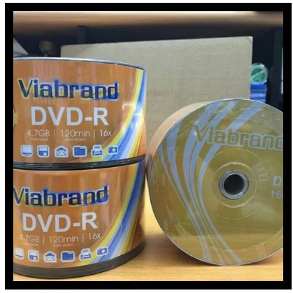 Jual DVD-R Blank VIABRAND 50pcs dvdr kosong dvd kosong | Shopee Indonesia