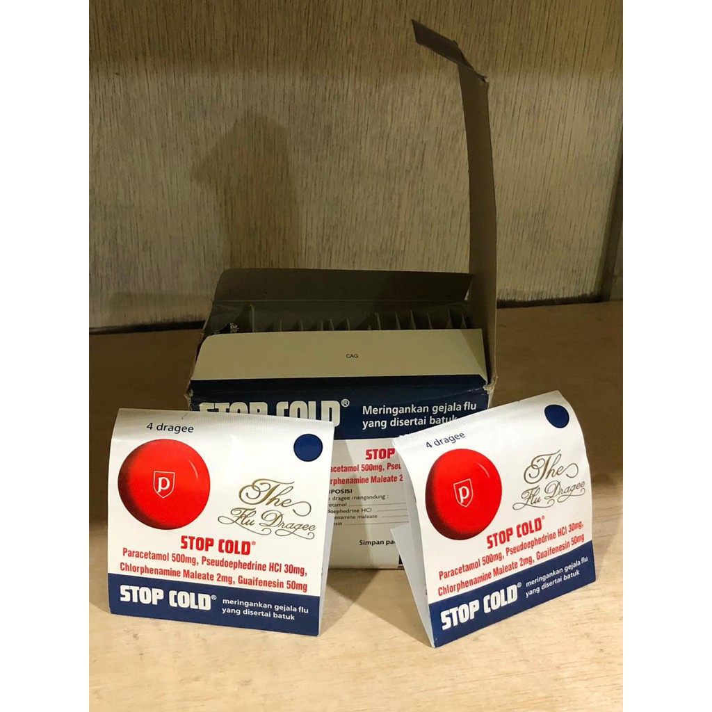 Jual Obat STOP COLD 1 STRIP @ 4 Kaplet | Shopee Indonesia
