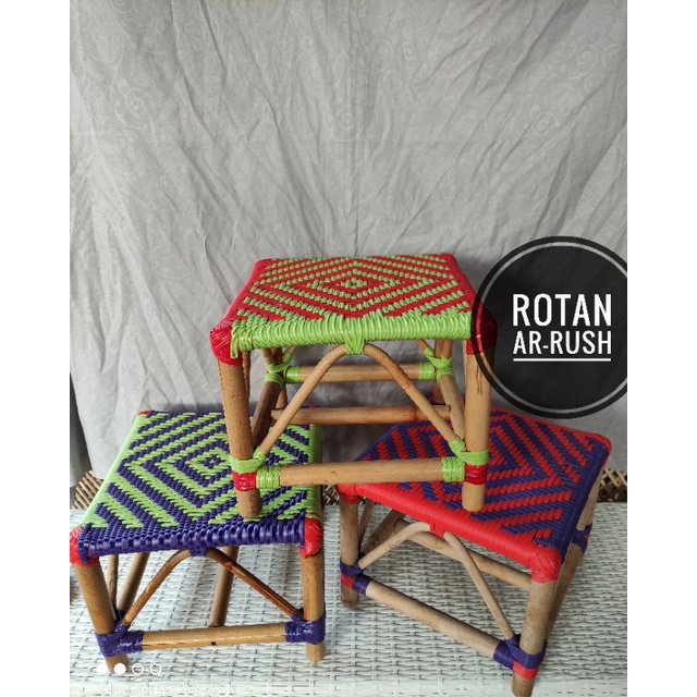 Jual Kursi Rotan / Dingklik Rotan | Shopee Indonesia