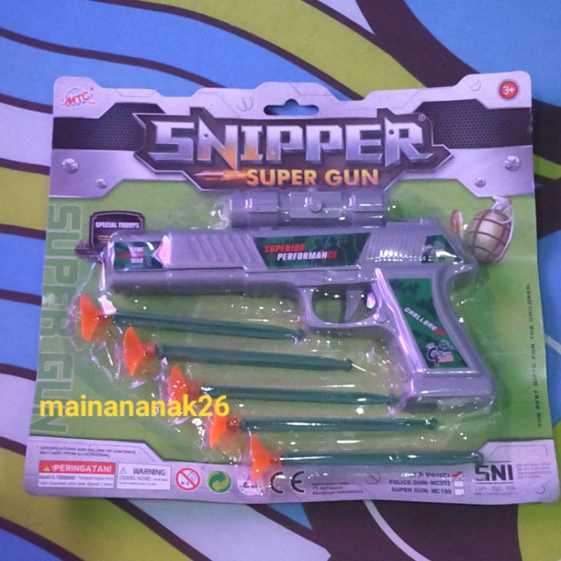 Jual Mainak anak PISTOL PELURU KARET MD1573 | Shopee Indonesia