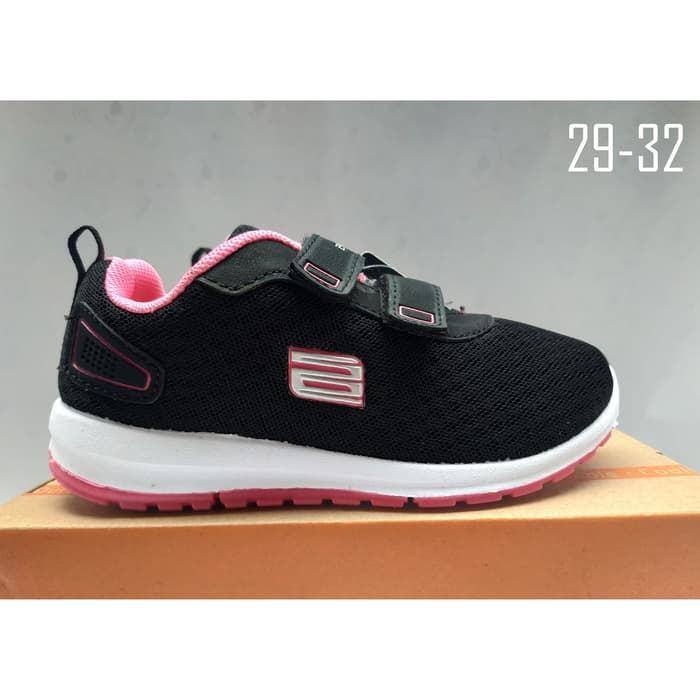 Jual SEPATU SEKOLAH ANAK PEREMPUAN ORIGINAL ANDO ZORA HITAM PINK PAUD ...