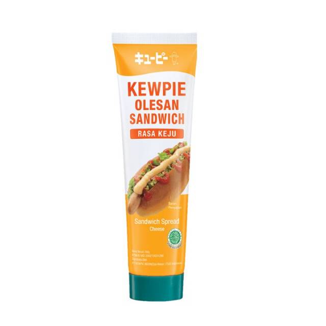 Jual KEWPIE SANDWICH SPREAD CHEESE TUBE 150 GR | Shopee Indonesia