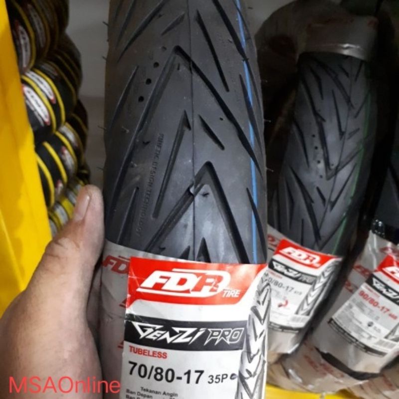 Jual Ban Luar FDR Ukuran 70 80 Ring 17 Genzi Pro | Shopee Indonesia