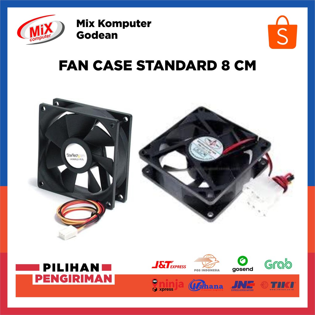 Jual Fan Casing Komputer 8CM Hitam | Shopee Indonesia