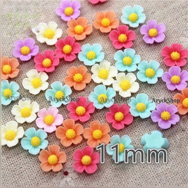 Jual Bunga Sepatu (Bunga Hibiscus) Bahan Craft isi 10pcs Nailart Bahan ...