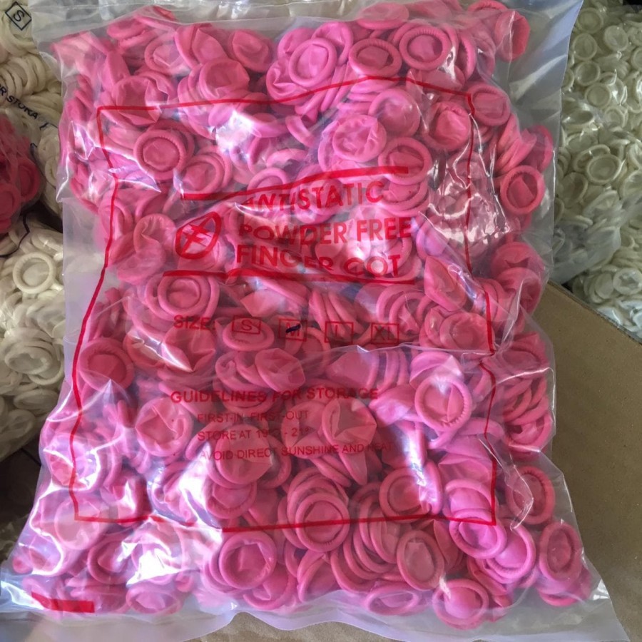 Jual Finger cot / finger coat pink | Shopee Indonesia