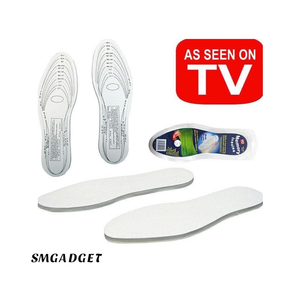 Jual Sol Sepatu Memory Foam Insole Tambahan Dalam Sepatu Makin Empuk ...