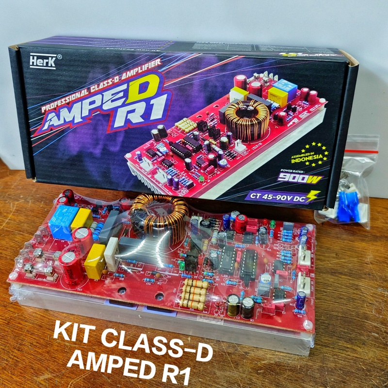 Jual Kit Power Amplifier Class D ClassD Amped R1 Herk 900 Watt 900W ...