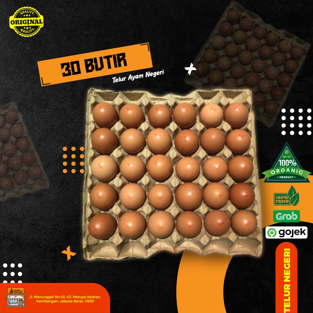 Jual Telur Ayam Negeri 30 Butir | Shopee Indonesia