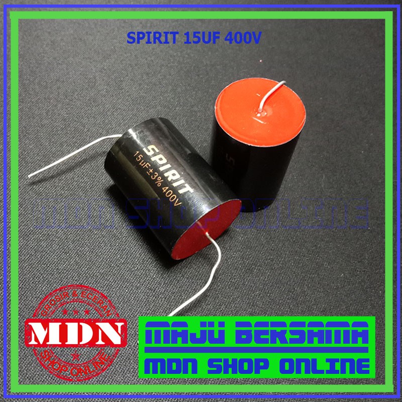 Jual Kapasitor Spirit 15 uf 400v - Kapasitor audio | Shopee Indonesia